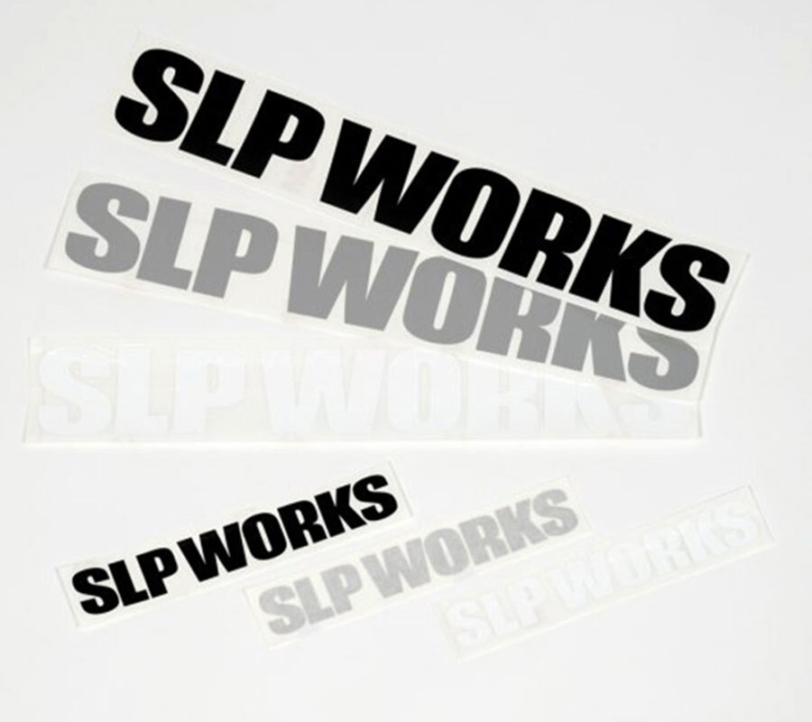 SLP WORKS カッティングロゴステッカーW400│SLP WORKS
